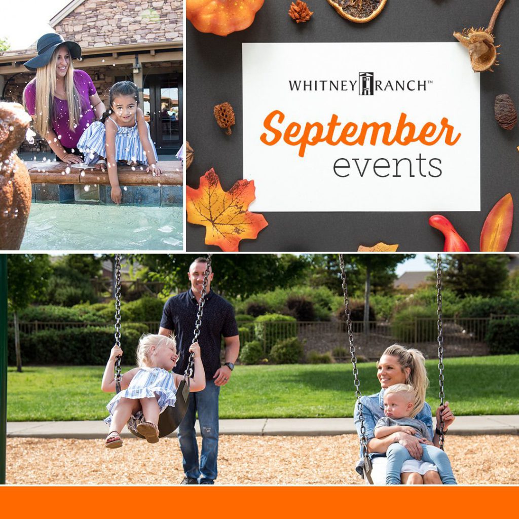 Whitney Ranch September Events - Whitney Ranch CA